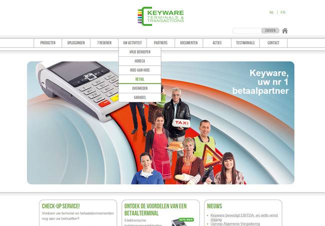 Drupal websites voor beursgenoteerde bedrijf Keyware | Prosite | Drupal ...